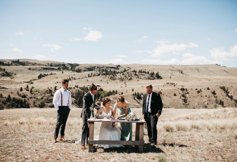 Rocking Ridge Ranch Wedding | Intimate Wedding in Kamloops ...